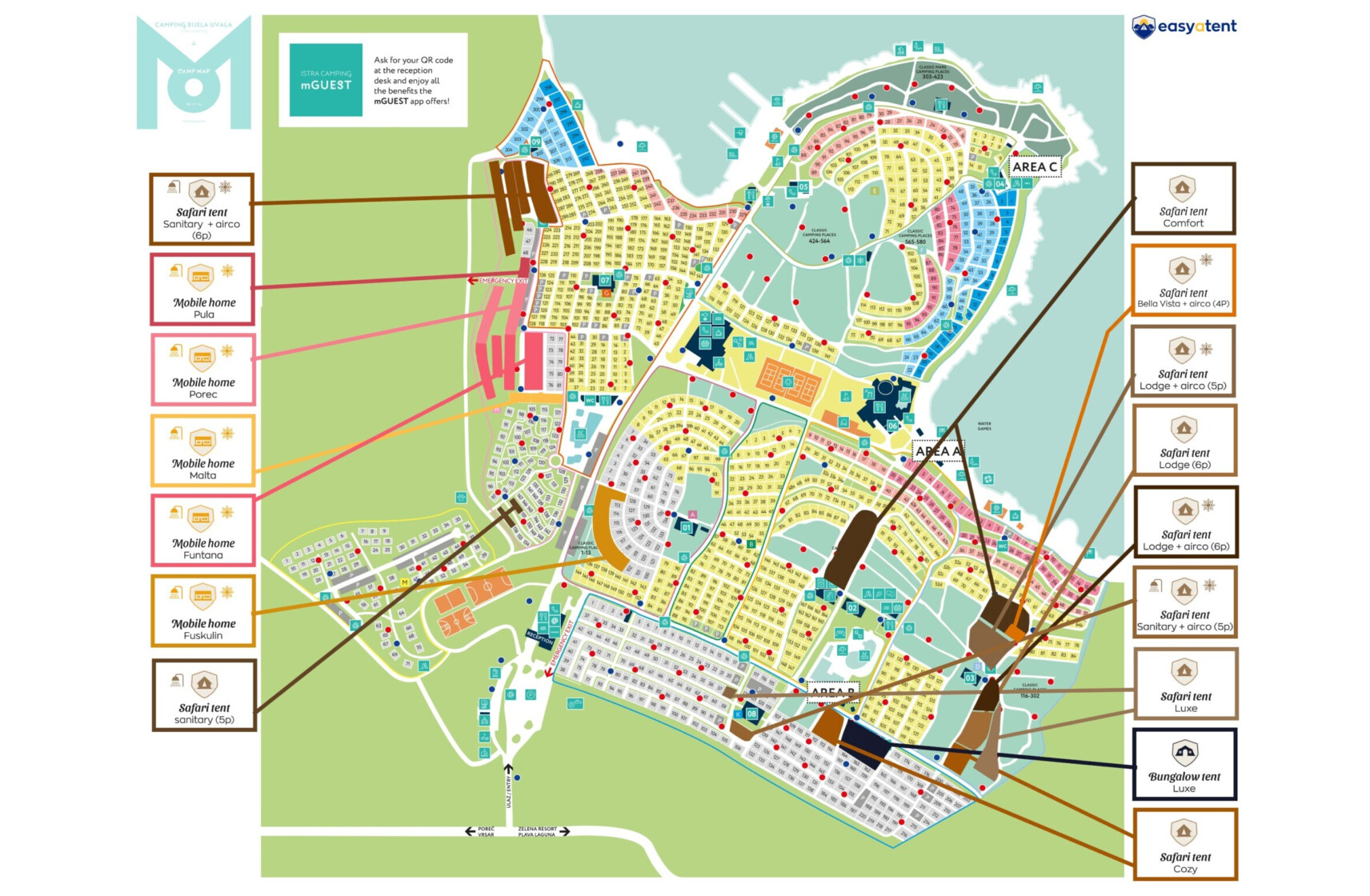 Camping Bijela Uvala - The best campings in Croatia | Easyatent